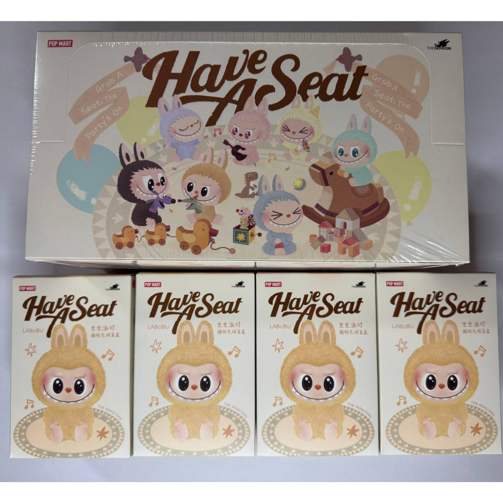 [Labubu] Popmart - Official Labubu - Have a Seat V2 – Shining Byeol